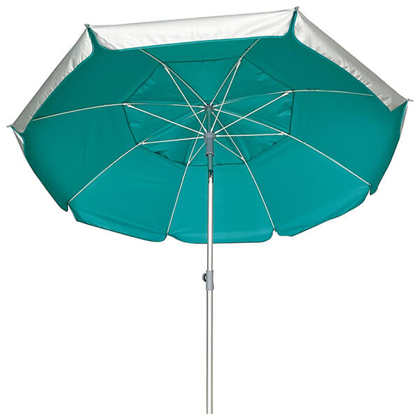 Ομπρελα Παραλιας Αλουμινιου Escape 2M PE 140gsm UPF 50+ Τιρκουαζ ...