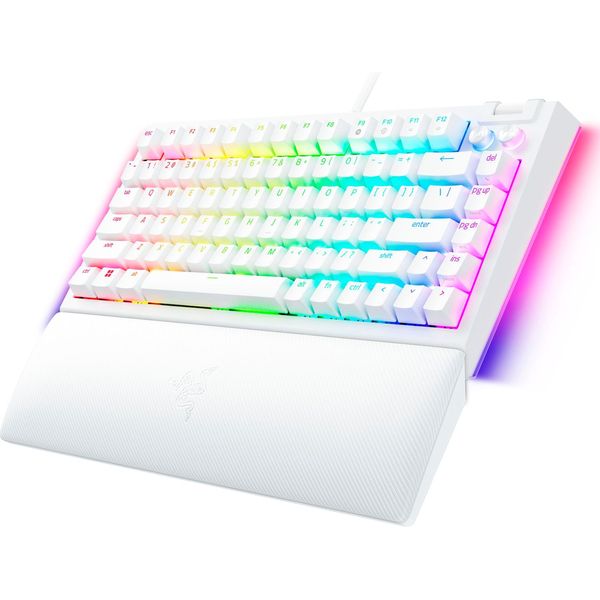 Razer Blackwidow V4 75% White - Mechanical RGB Gaming Keyboard - Hot ...