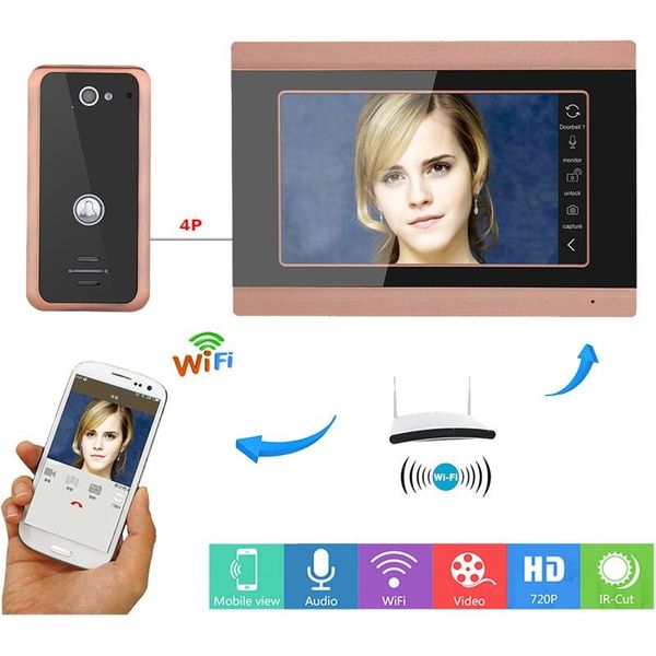 Real Safe Vdp-709wf Ασυρματο Κουδουνι Πορτας Με Καμερα ΚΑΙ Wi-fi ...