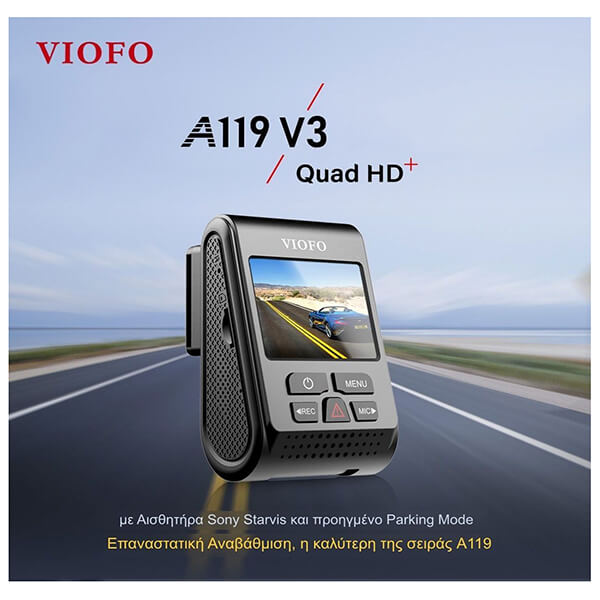 Viofo A119 V3 Dashcam Black - Car cameras (PER.236196)