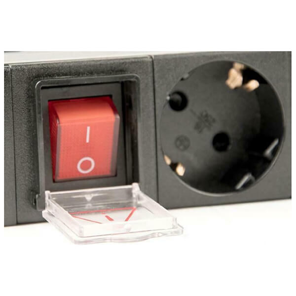 Energenie Power Distribution Unit PDU 8 Schuko Sockets 1U 16A 3 M Cable ...