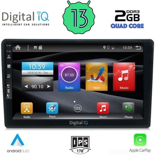Digital IQ BXH 3699_cpa (10inc) Multimedia Tablet For Toyota Auris Mod ...