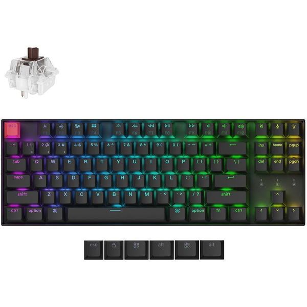 Πληκτρολογιο Keychron K8 V2 (k8x-h3) QMK Bt/wired Mechanical Keyboard ...