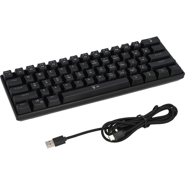 Lamtech RGB Mechanical Gaming Keyboard Blue Switch Black With Type-c ...