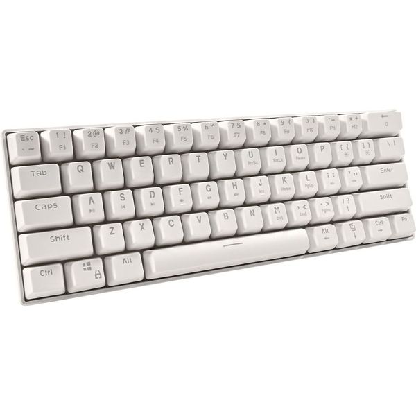 Lamtech RGB Mechanical Gaming Keyboard Blue Switch White With Type-c ...