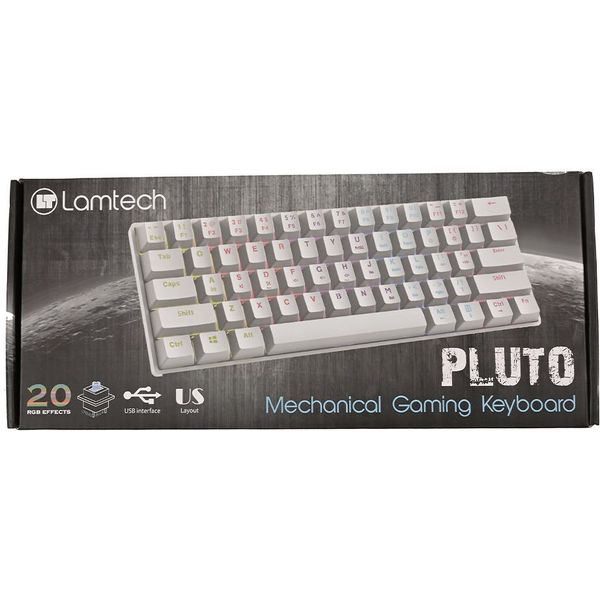 Lamtech RGB Mechanical Gaming Keyboard Blue Switch White With Type-c ...