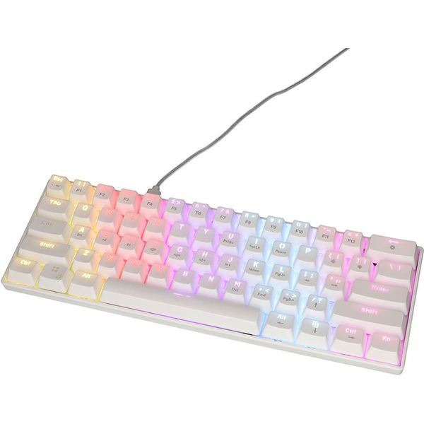 Lamtech RGB Mechanical Gaming Keyboard Blue Switch White With Type-c ...