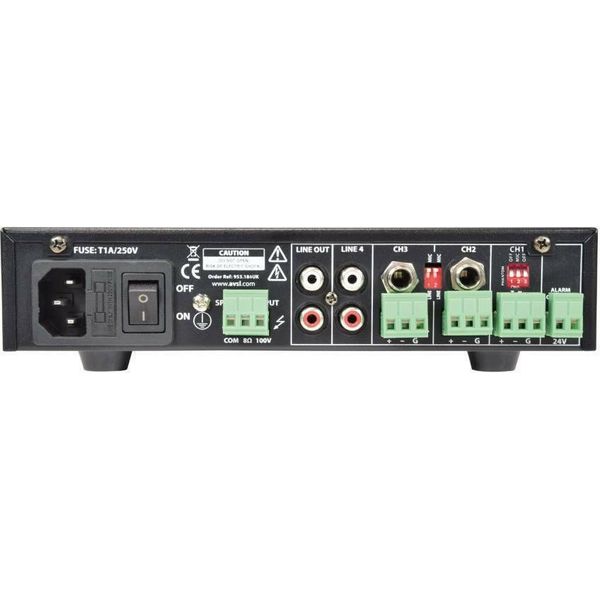 Adastra Ua60 Mini Ενισχυτης Μικτης 100v 60W RMS (τεμαχιο ...