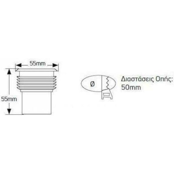 Geyer Φωτιστικο LED Δαπεδου 1W 3000k 60lm Ip68 Φ50mm - Φωτιστικα (PER ...