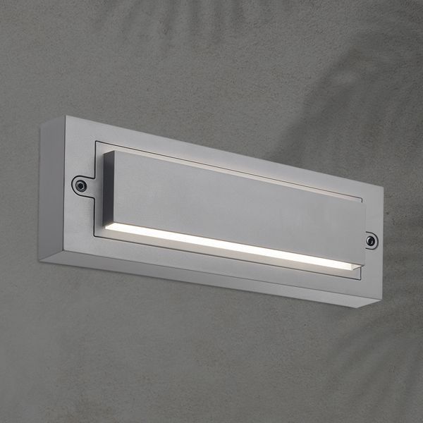 Eurolamp Φωτιστικο Τοιχου LED 6W 255x42x90 3cct Ip65 Γκρι Arte Illumina ...