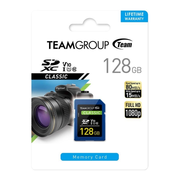 Team Group Tsdxc128giv1001 Classic Sdxc Uhs-i V10 128gb(u1) - Ειδικες ...