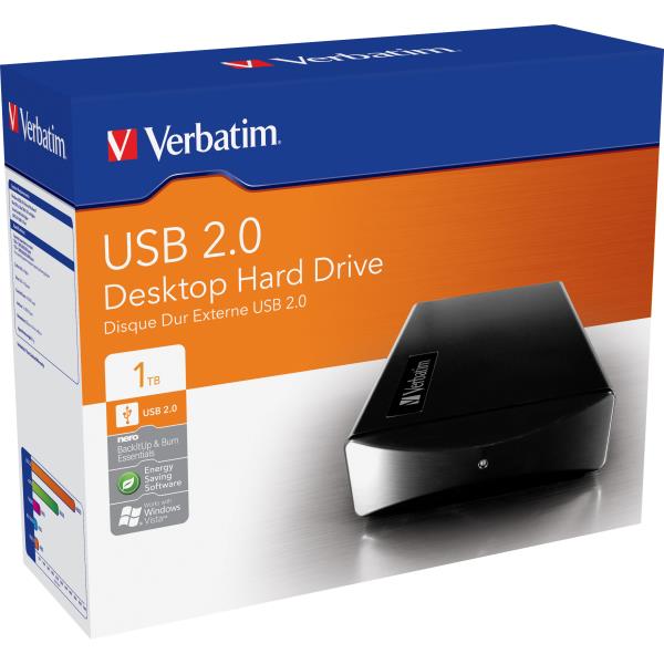 Verbatim 47512 1TB 3.5'' External Hard Drive USB 2.0 - Εξωτερικοι ...