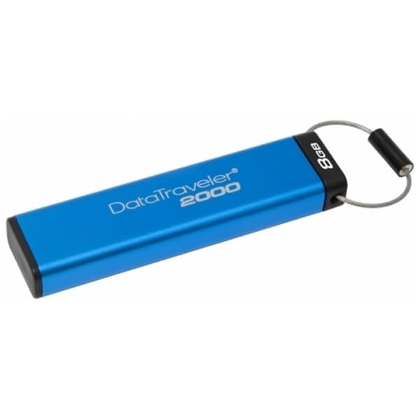 Kingston Dt2000/128gb Datatraveler 2000 128gb USB 3.1 Encrypted Keypad ...