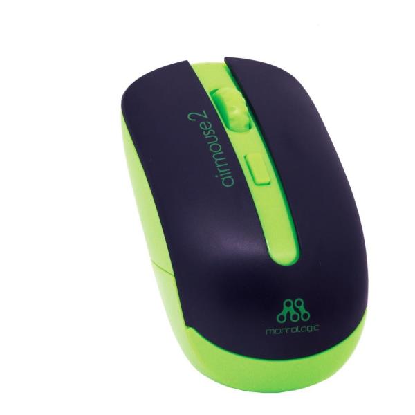 Powerlogic Airmouse 2 Hi-res Wireless Optical Mouse Black Green ...