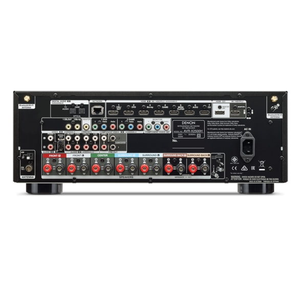 Denon Avr-x2500h 7.2ch 4K AV Receiver With Amazon Alexa Voice Control ...