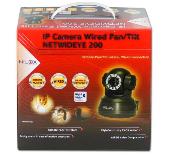 Nilox Netwideye 200 IP Camera Wired Pan/tilt - Ip cameras (PER.505888)