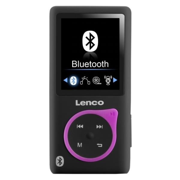 Lenco Xemio-767 BT 8GB MP4 Player With Bluetooth Pink - Mp3 player (PER ...