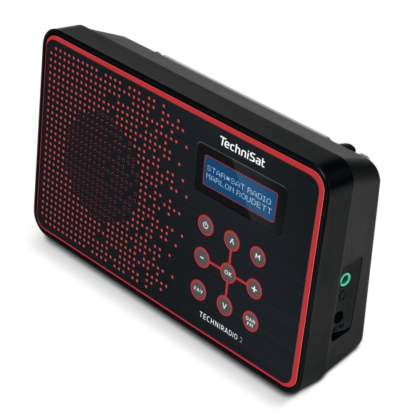 Technisat Techniradio 2 Portable Dab+/ukw-radio Black/red - Radios (PER ...