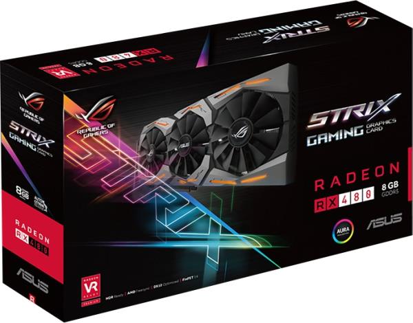 VGA Asus ROG Strix-rx480-8g-gaming 8GB Gddr5 Pci-e Retail - Καρτα ...