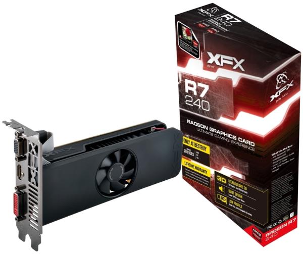 XFX AMD Radeon R7 240 R7-240a-cljr Core Edition LP 2GB Ddr3 Pci-e ...