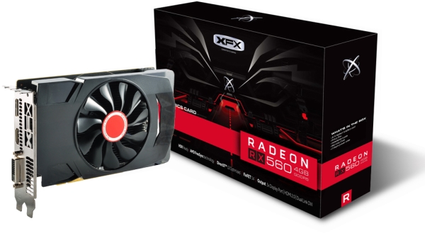 VGA XFX Radeon Rx560 4GB D5 1196m Core DP 4GB Ddr5 Pci-e Retail - Καρτα ...