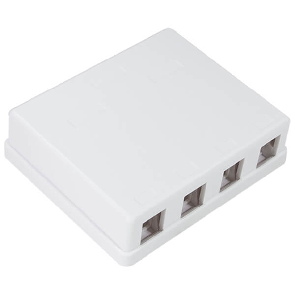 Logilink Nk4034 Surface Mount BOX For Keystone 4-port - Accessories ...