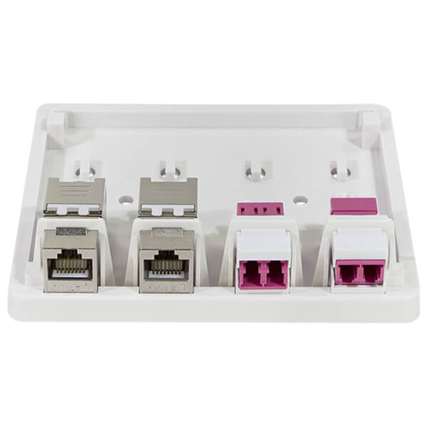 Logilink Nk4034 Surface Mount BOX For Keystone 4-port - Accessories ...