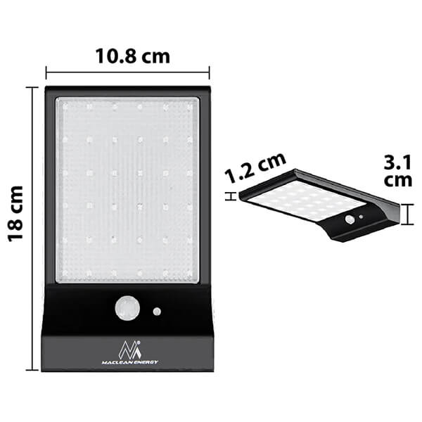 Maclean Mce444 Solar LED Lamp With Motion Sensor 450lm - Φωτισμος (PER ...