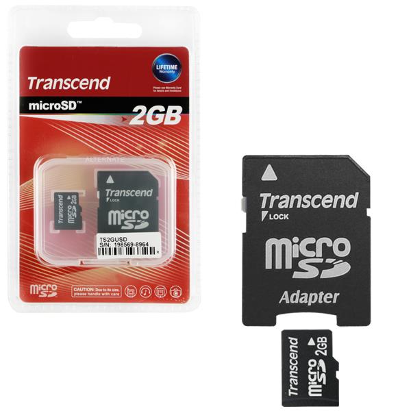 Transcend 2GB Micro Secure Digital - Ειδικες μνημες (PER.553754)