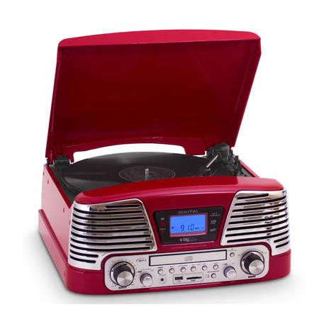 Bigben Td79rm Turntable Encoder RED - Lp players (PER.554293)