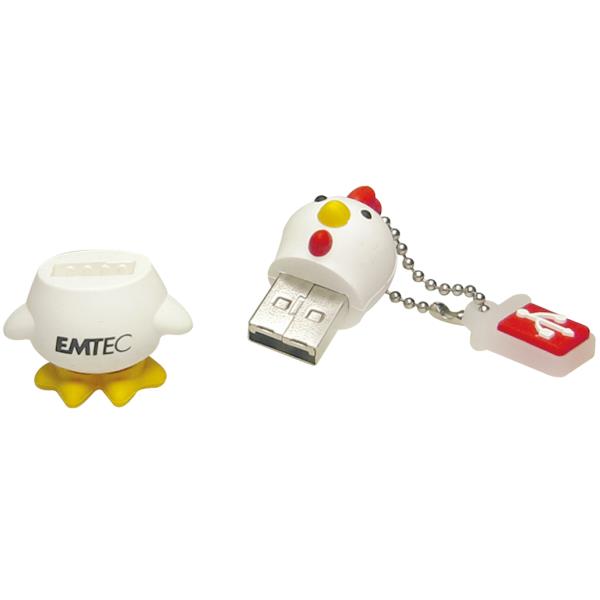 Emtec 4GB USB Animals Chicken - Μνημες usb (PER.556429)