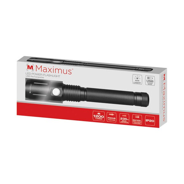 Φακος Maximus 10W Rechargeable Ip44 1200lm - Φακοι (PER.561086)