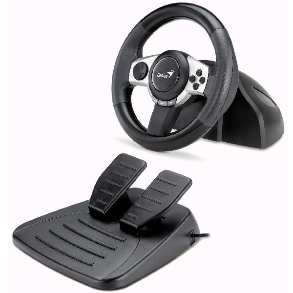 Genius Trio Racer F1 Racing Wheel For PC, PS3 AND WII Games - Game ...