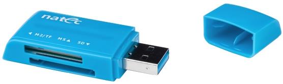 Natec Ncz-0583 Mini ANT 3 Card Reader Sdhc Usb2.0 Blue - Συσκευες ...