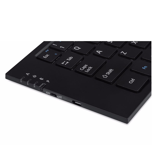 Perixx Periboard-805 L II Foldable Bluetooth Keyboard Black ...