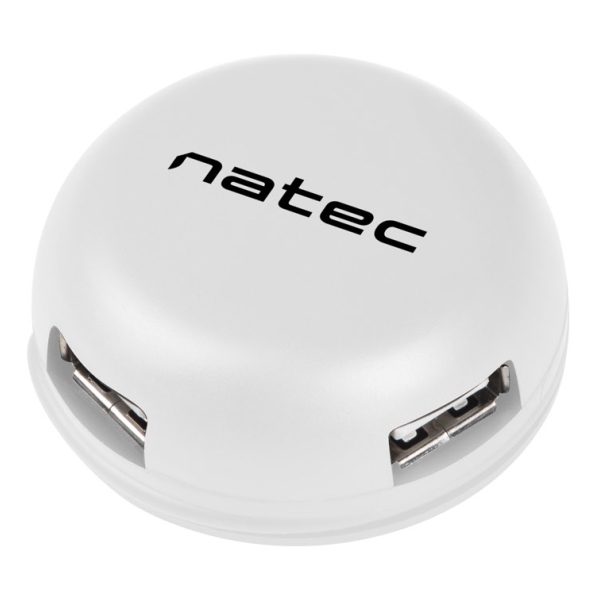 Natec Nhu-1331 Bumblebee 4-port USB 2.0 HUB White - Usb hub (PER.576214)