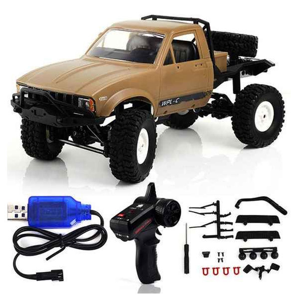 RC Pick UP 1:16 Wpl-c14r 4X4 Beige - Μοντελισμος (PER.579898)