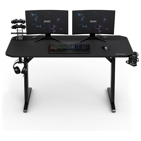 Sense7 Gaming Desk Nomad Classic Black 140 X 60 CM - Gaming desks (PER ...