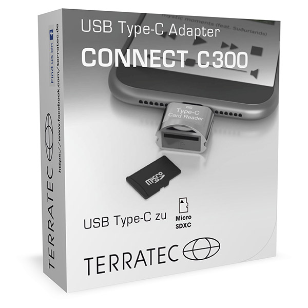 Terratec 272983 Connect C300 USB Type-c Card Reader - Συσκευες ...