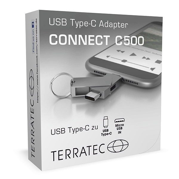 Terratec 272986 Connect C500 USB Type-c TO USB Type-c AND Micro-usb ...