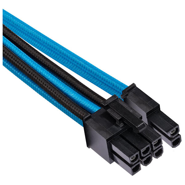 Corsair DIY Cable Premium Individually Sleeved Split Pcie Cable (2 Conn ...