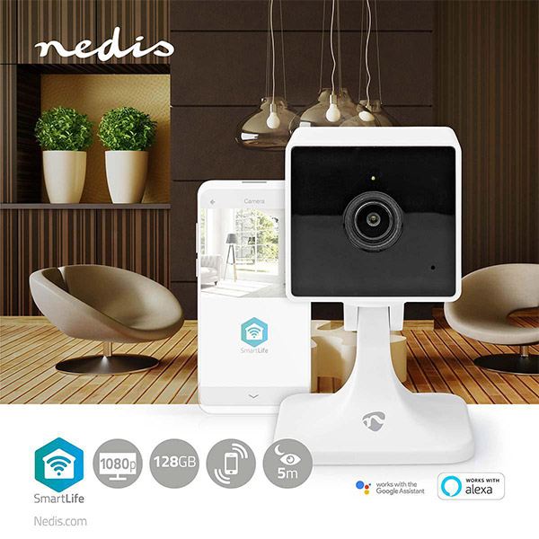 Nedis Wifici40cwt Wifi Smart IP Camera Full HD 1080p Indoor - Ip ...
