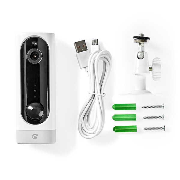 Nedis Wificbi10wt Wifi Rechargeable IP Camera Full HD 1080p With Motion ...