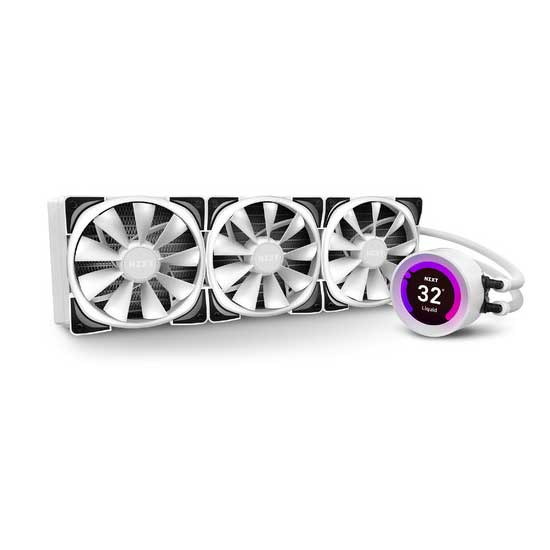 Nzxt Kraken Z73 RGB Water Cooling White 360mm Illuminated Fans AND Pump ...