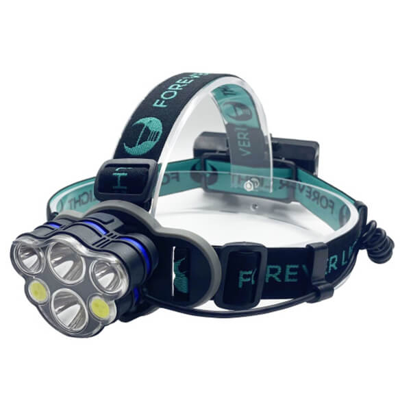 LED Headlamp Ultra T6 2X 10W + Xp-e 2X 3W 500lm 2X 18650 1200mah Li-ion ...