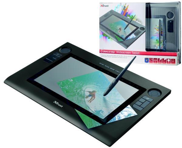 Trust Canvas Widescreen Tablet - Digitizer tablets (PER.591137)