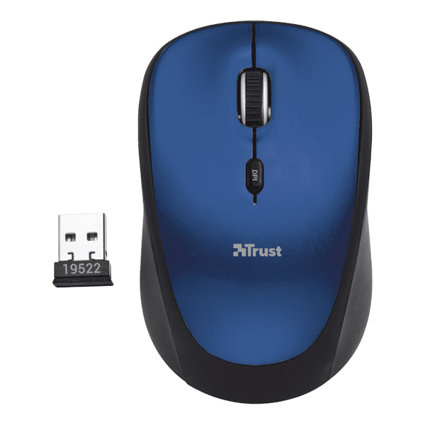 Trust Wireless Optical Mouse 1600 DPI Blue - Ποντικια (PER.591745)