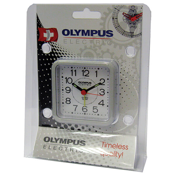 Olympus Επιτραπεζιο Ρολοι-ξυπνητηρι Ol-05 Γκρι - Ρολογια (PER.591894)