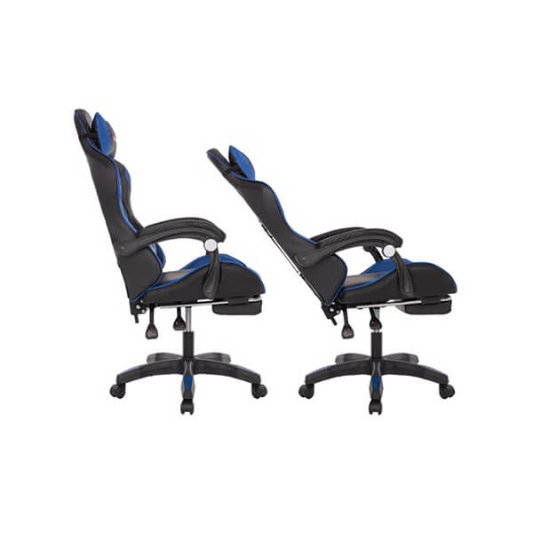 Καρεκλα Γραφειου Gaming Fernando Hm1182.08 Μαυρο Μπλε PU 58,5x67x118 CM ...