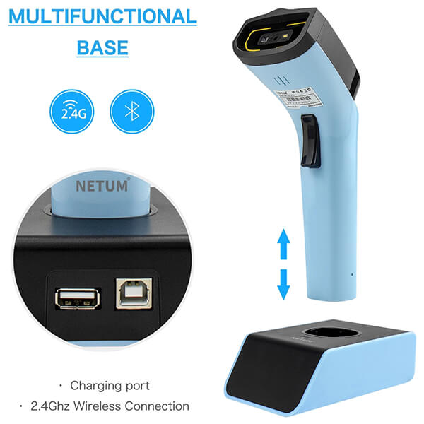 Netum 2D Wireless Ds7500 2.4ghz Barcode Scanner - Barcode (PER.592914)